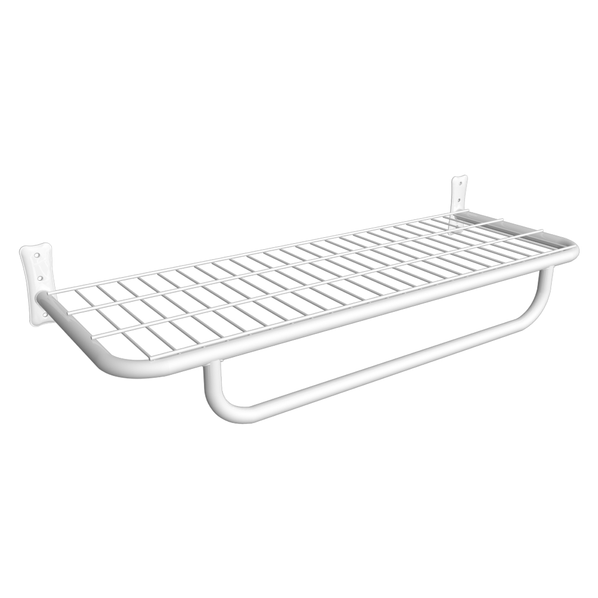 Arara De Parede Com Prateleira Aramada Cód.0229 - Arara De Parede Com ...