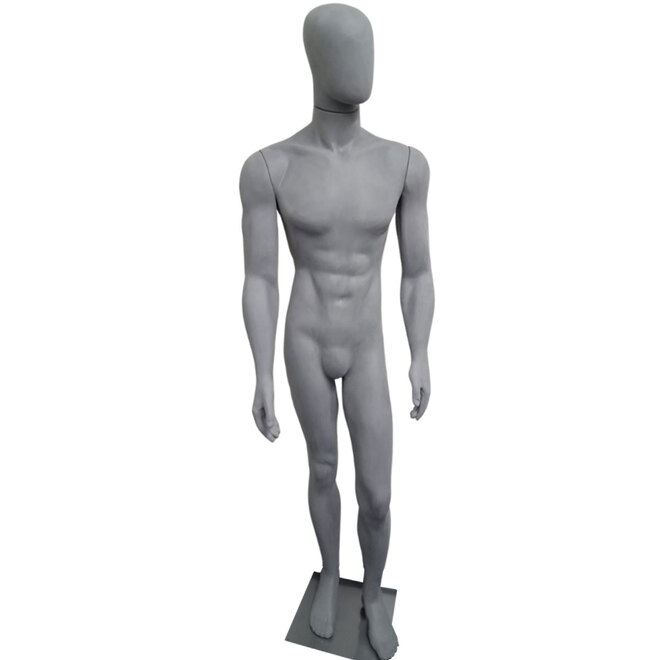 Manequim Flocado Masculino Evolution Bombado C/base Cód.0716 - Manequim ...