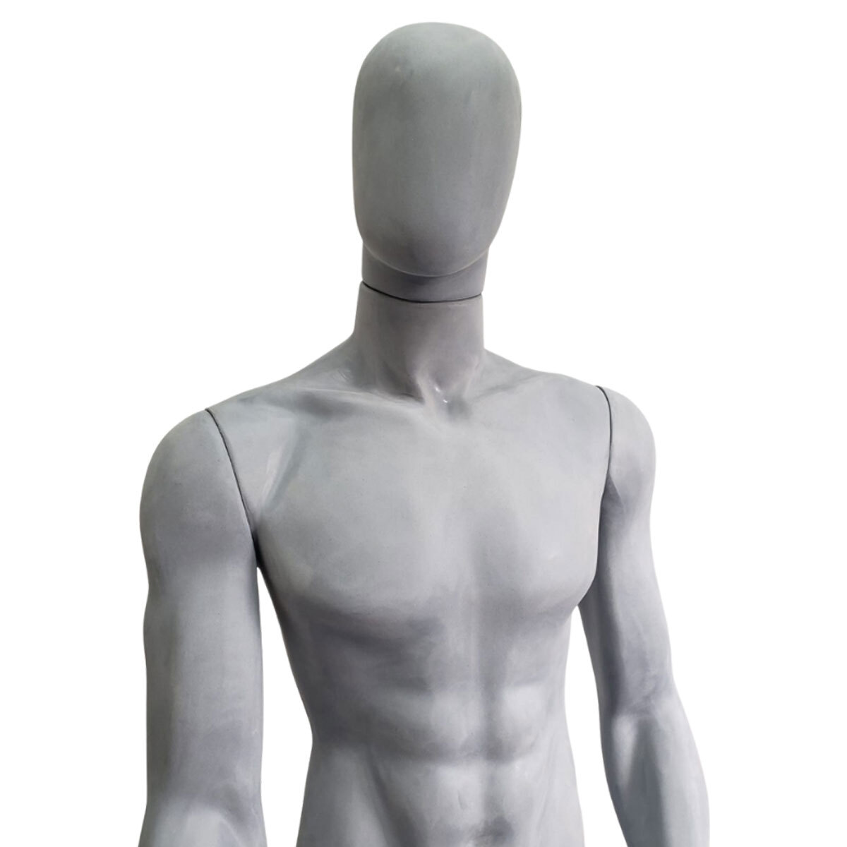 Manequim Flocado Masculino Evolution Bombado C/base Cód.0716 - Manequim ...